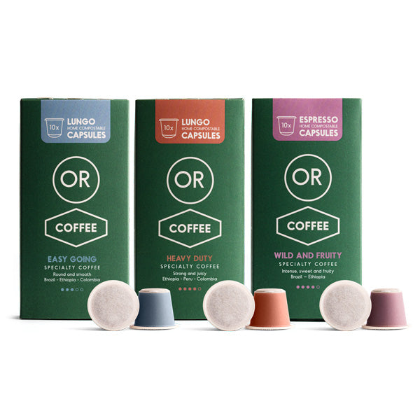 Speciality Coffee Compostable Capsules – B2B price – OR Coffee Roasters